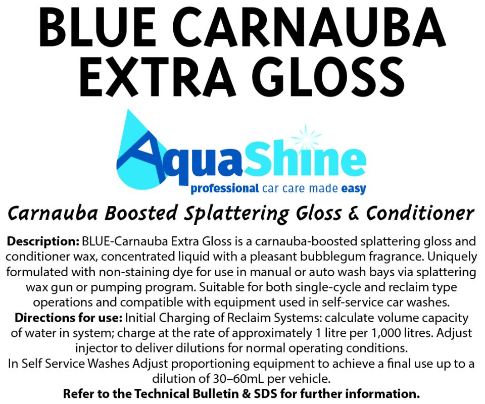 COLOUR FOAM CONDITIONER BLUE 25L – Aquashine by Castle Chemicals